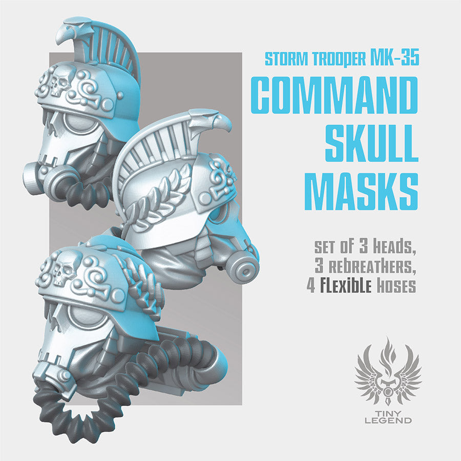 MK-35 Storm Trooper Command Skull Masks STL – Tiny Legend