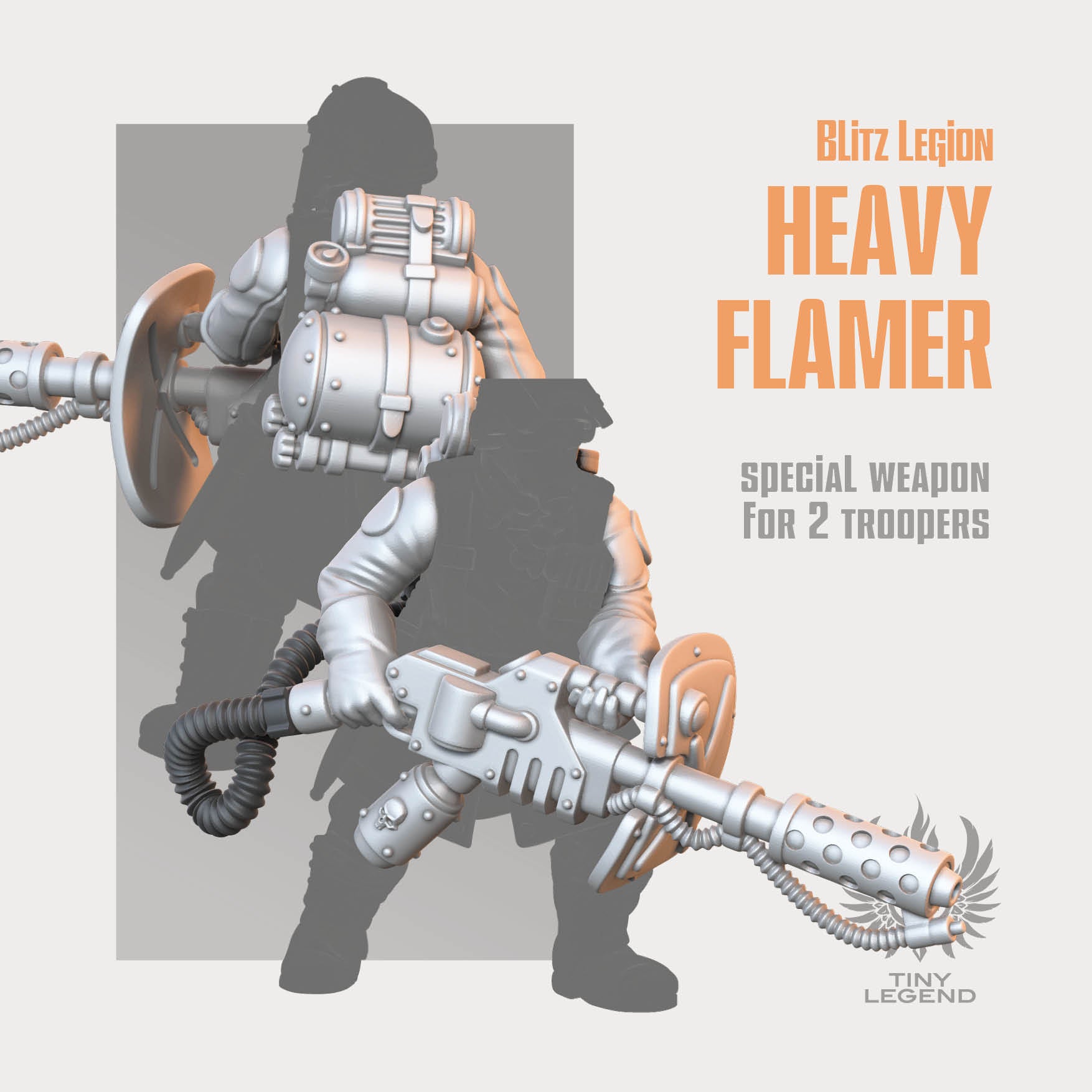 Blitz Legion Heavy Flamer – Tiny Legend