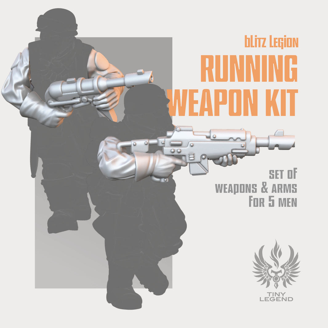 Infantry weapons, spare arms and hands – Tiny Legend