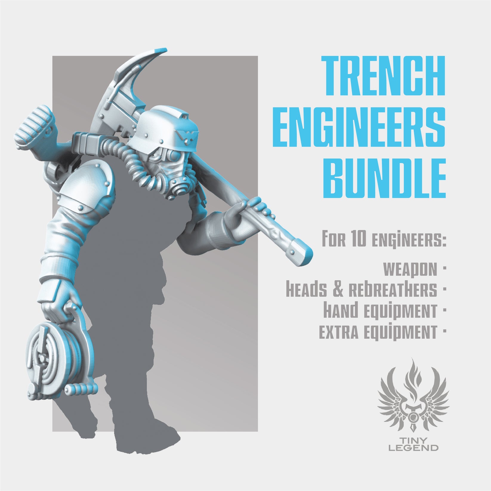Trench engineers bundle STL – Tiny Legend