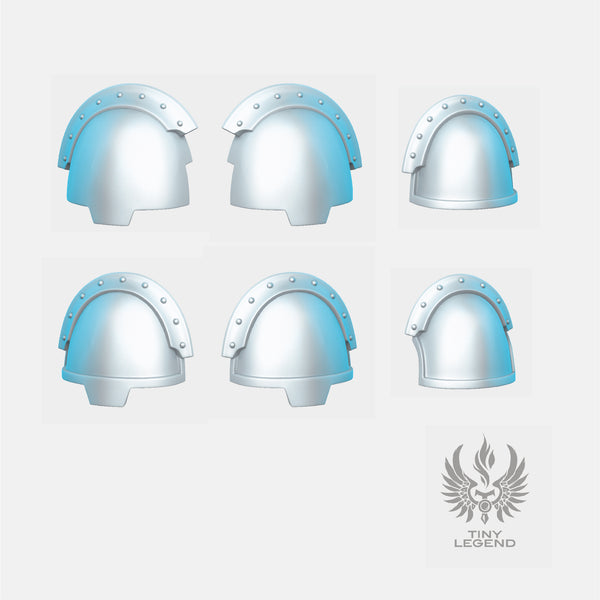 Space Assault Armored Blank Pauldrons STL – Tiny Legend