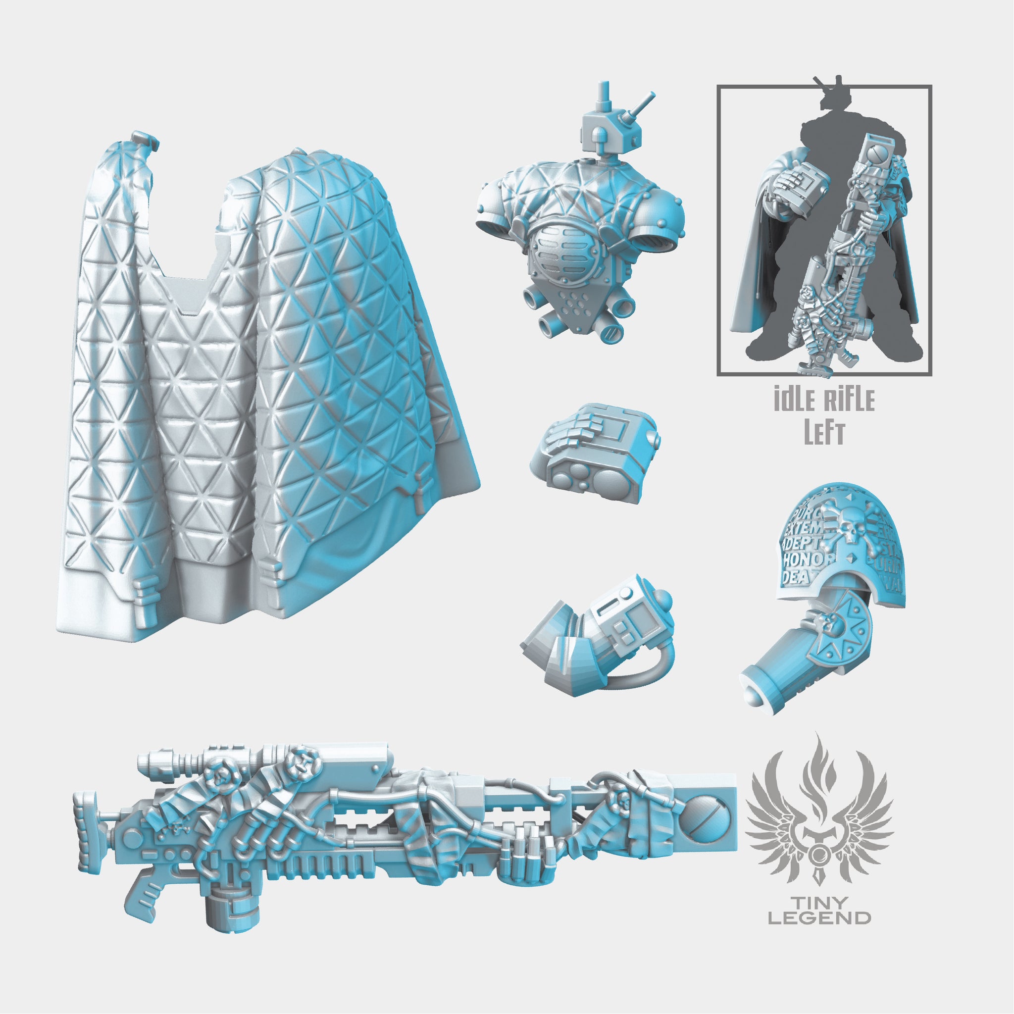 Xenos Hunters Phobos Re-forged Rail 2/3 STL – Tiny Legend