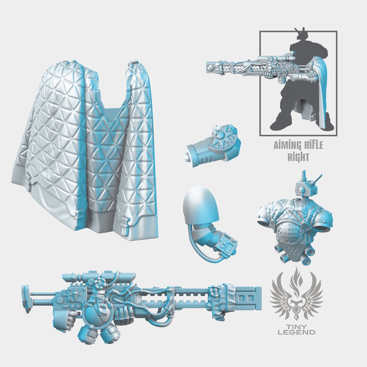 Xenos Hunters Phobos Re-forged Rail 2/3 STL – Tiny Legend