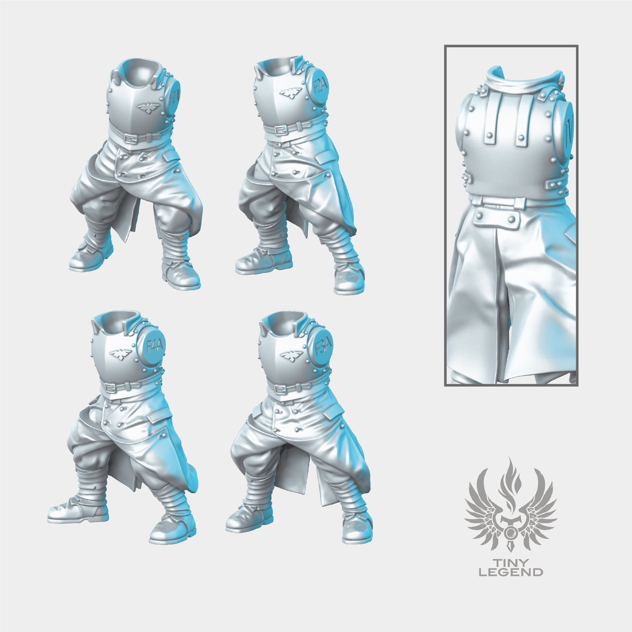 Veterans Fighting Bodies STL – Tiny Legend