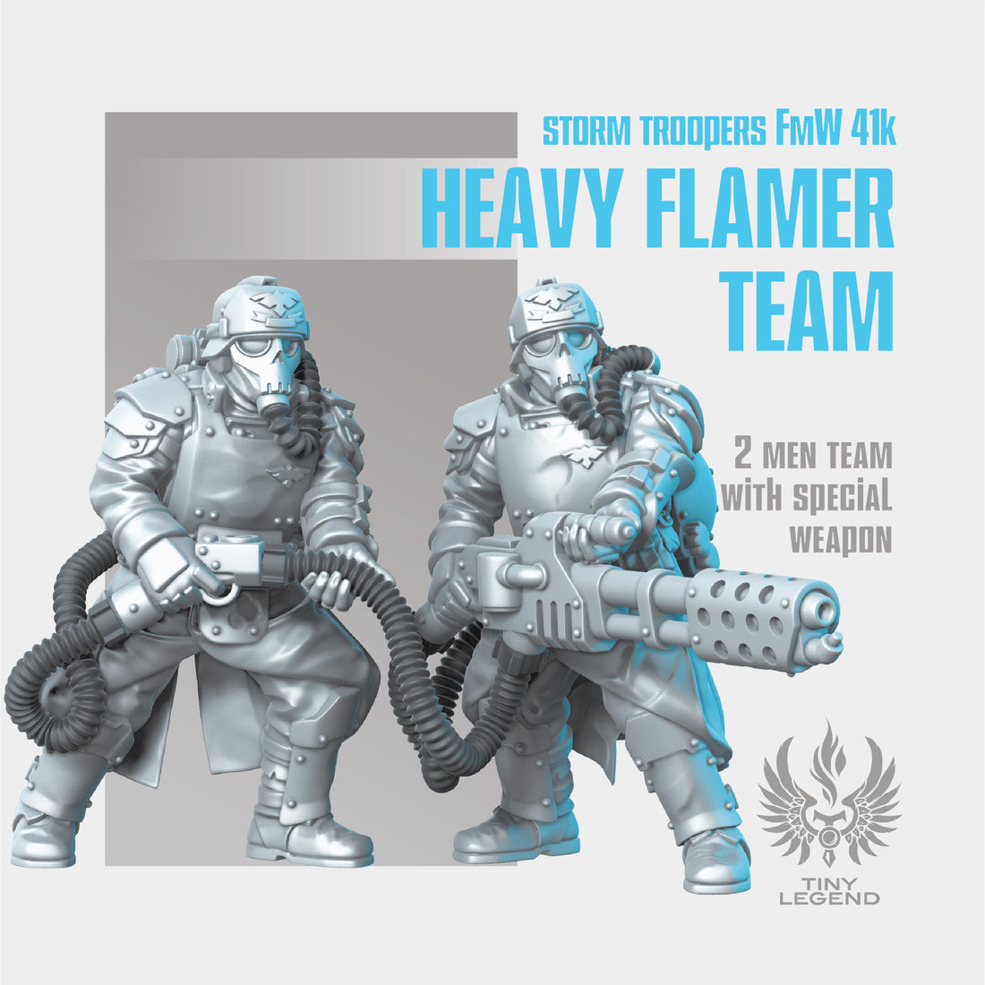 FmW41k Heavy Flamers Team STL – Tiny Legend