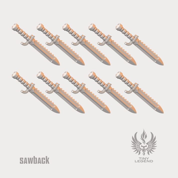 Sawback bayonets – Tiny Legend