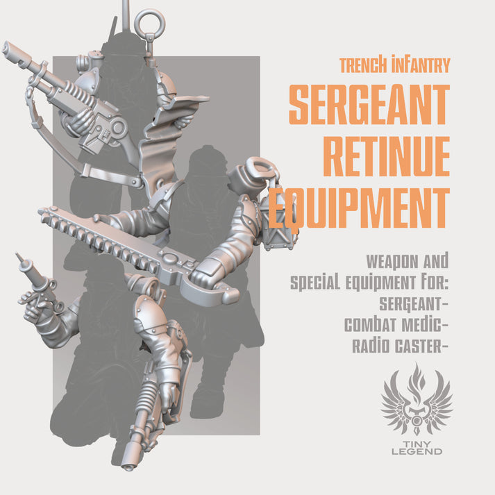 Infantry Sergeant Retinue Equipment – Tiny Legend