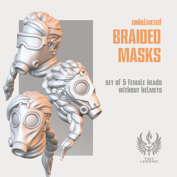 Infantry Unhelmeted Braided Masks – Tiny Legend
