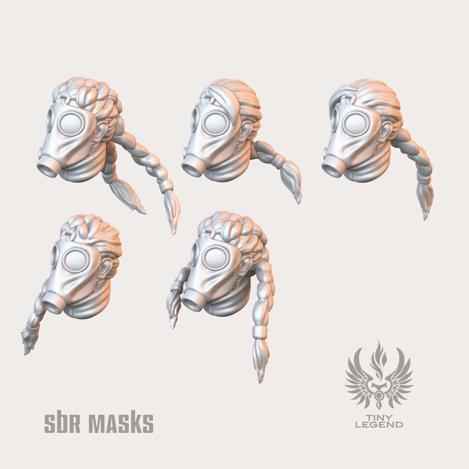 Infantry Unhelmeted Braided Masks – Tiny Legend
