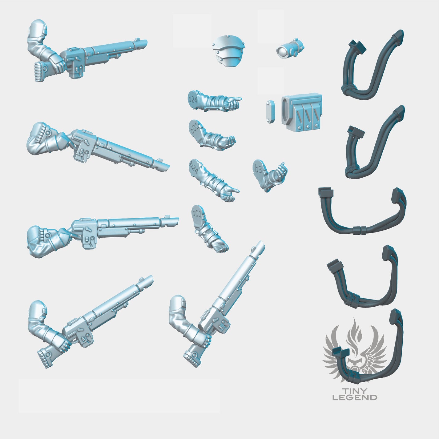Storm Trooper Ready Hell Guns STL – Tiny Legend