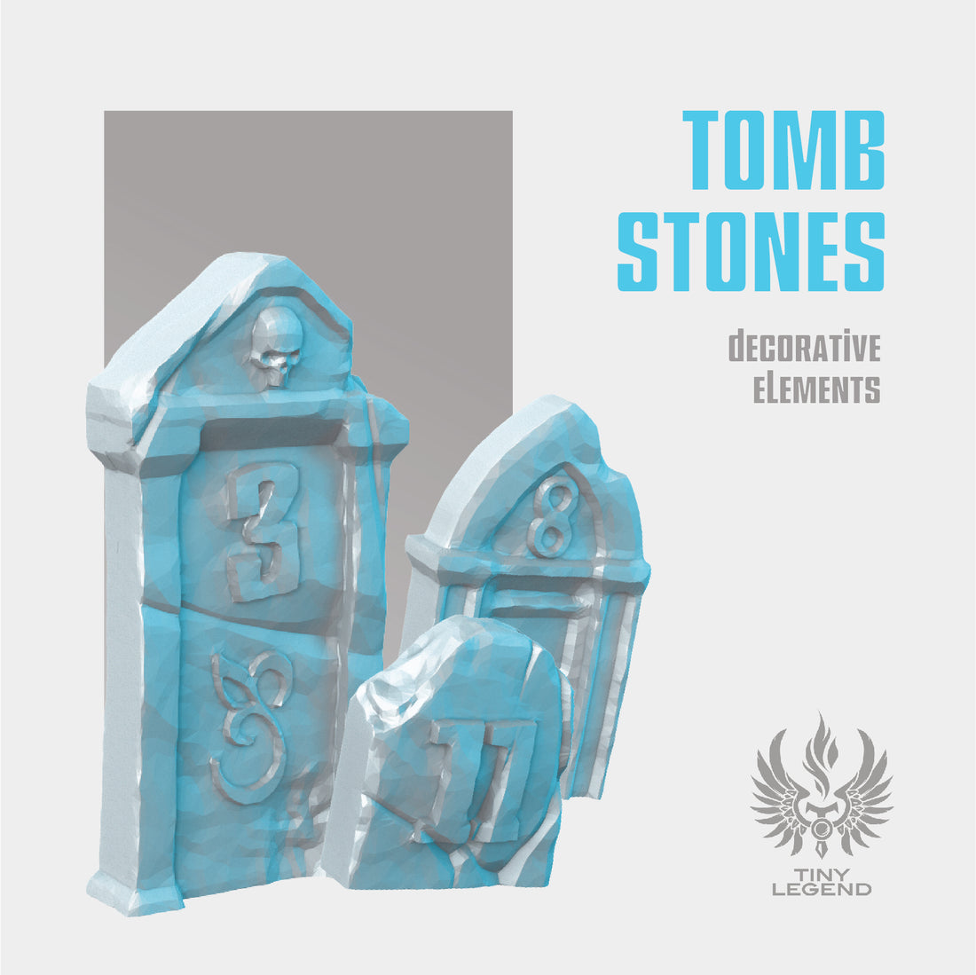 Tombstones STL – Tiny Legend