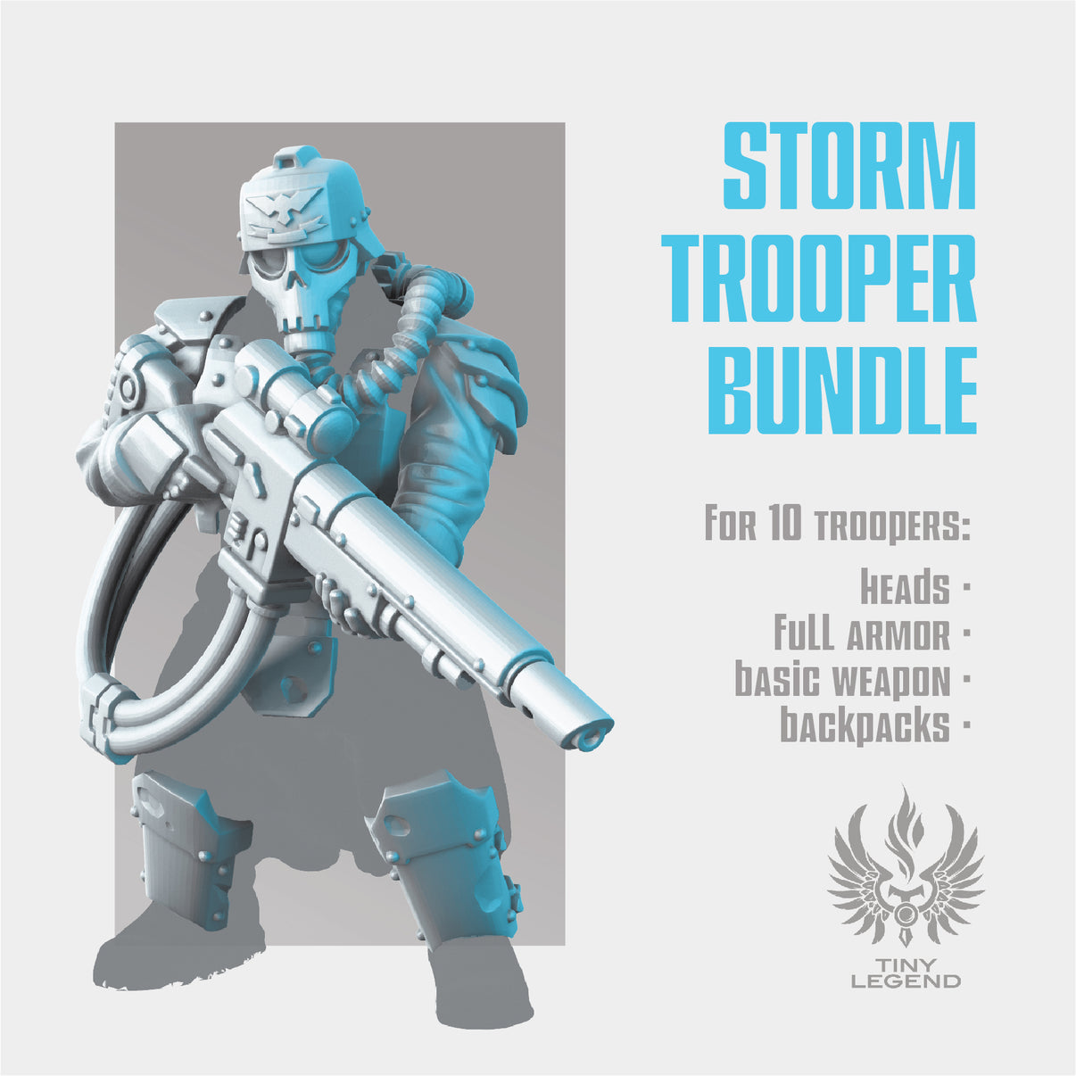 Storm trooper bundle STL – Tiny Legend