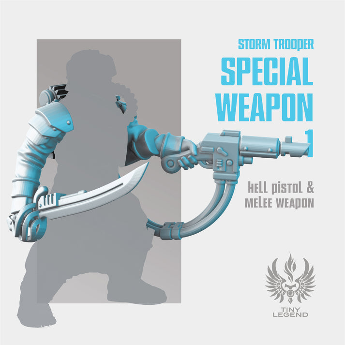 Storm trooper sword & pistol STL – Tiny Legend